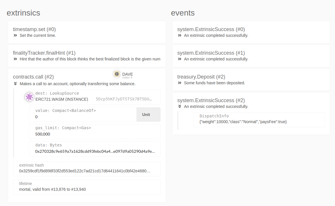 How to get the contract execution Err type result? · Issue #366 · use-ink/ink · GitHub