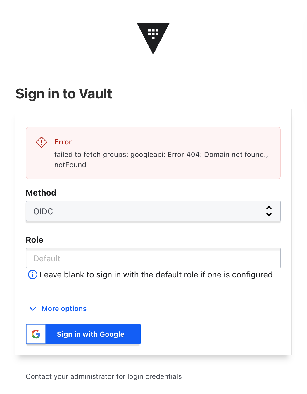 OIDC Google Auth fails to fetch groups · Issue #24190 · hashicorp/vault · GitHub