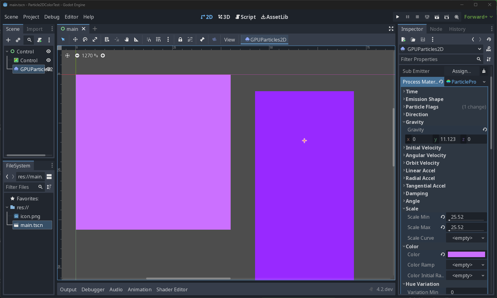 GPUParticles2D colors are being rendered darker than expected · Issue #80025 · godotengine/godot ...