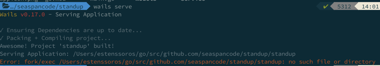 cannot rebuild binary · Issue #227 · wailsapp/wails · GitHub
