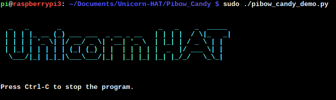 GitHub - Breakfast-for-Pigeons/Unicorn-HAT: My programs for the ...