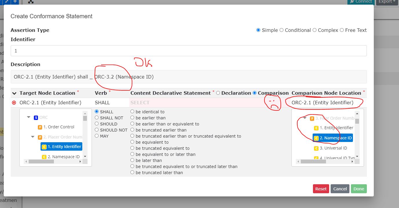[BUG] Display issue in CS UI for comparison node location · Issue #1204 · usnistgov/hl7-igamt ...