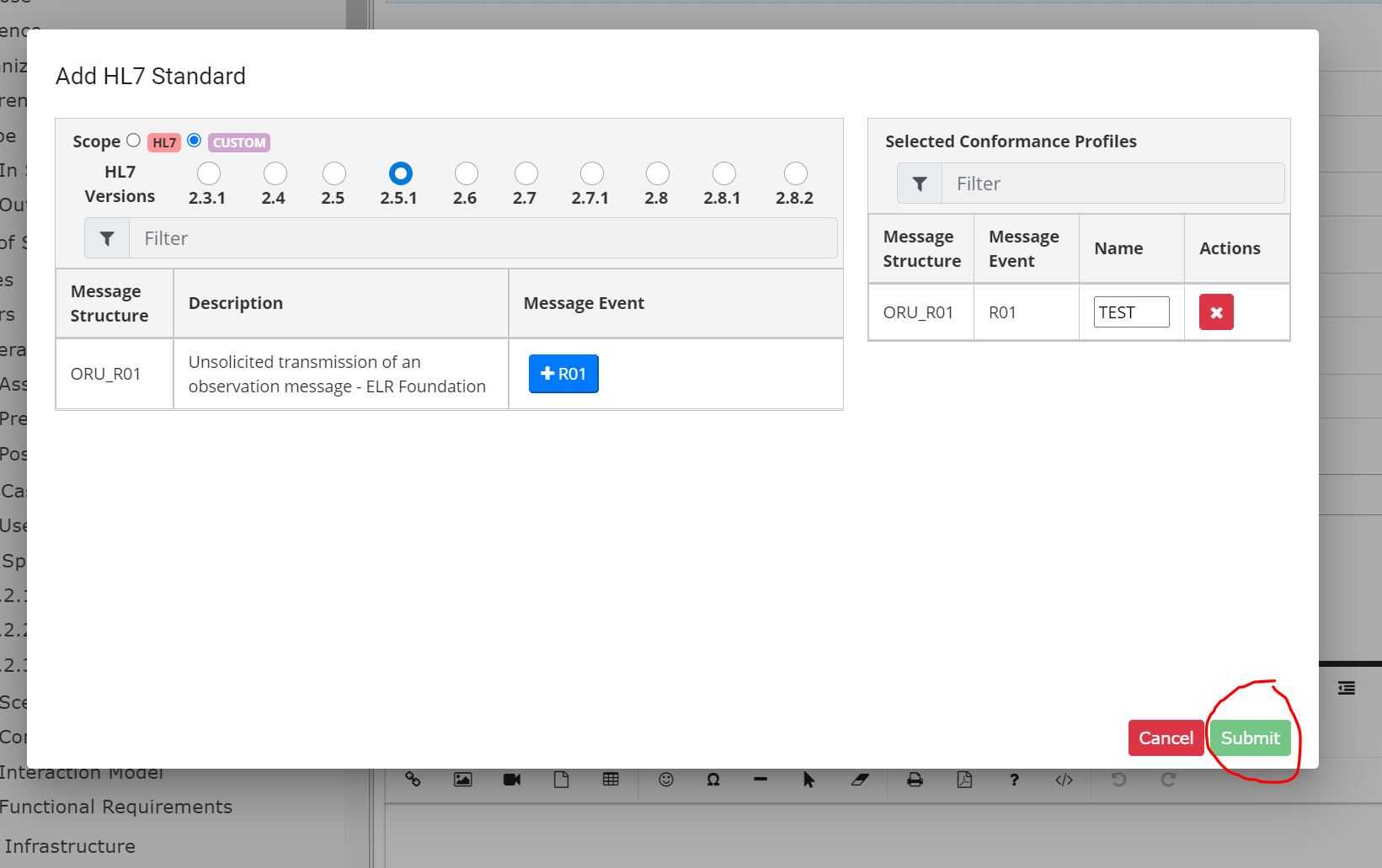 [BUG] Cannot add custom message structure to my IG · Issue #1323 · usnistgov/hl7-igamt · GitHub