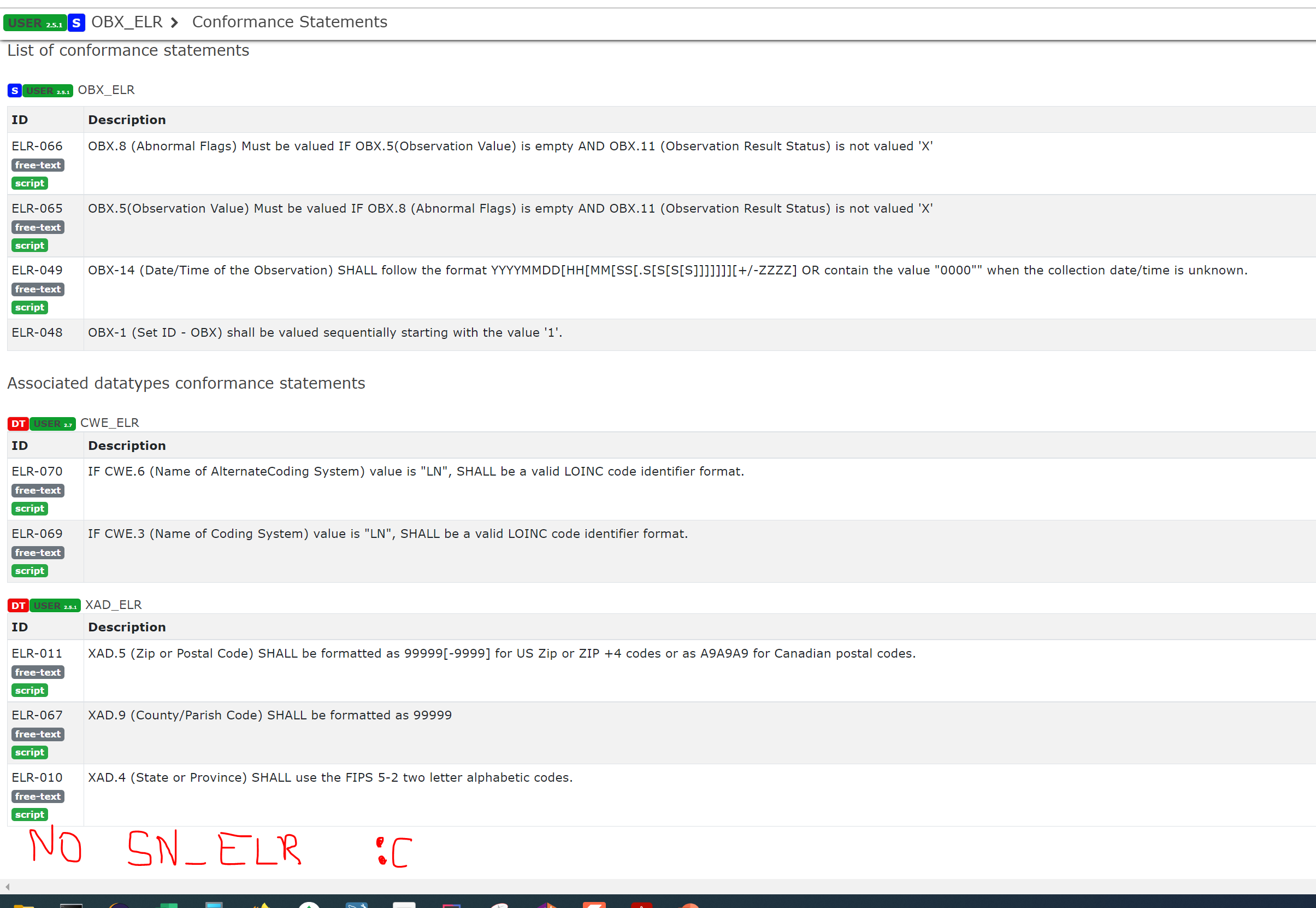 [BUG] Conformance statement from dynamic mapping should be displayed in summary · Issue #1332 ...