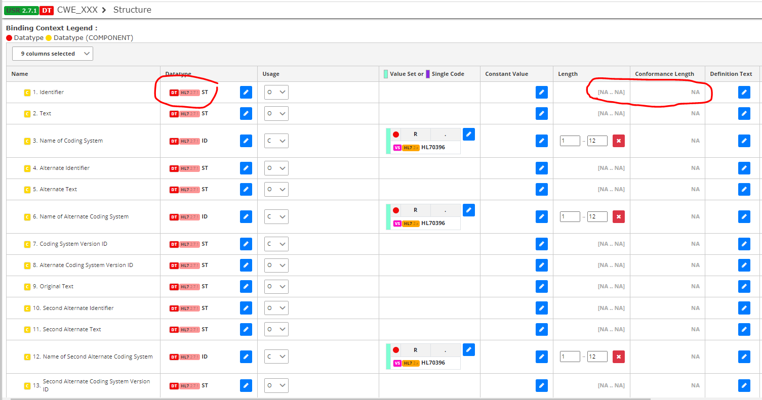 [BUG] Length not editable · Issue #1392 · usnistgov/hl7-igamt · GitHub