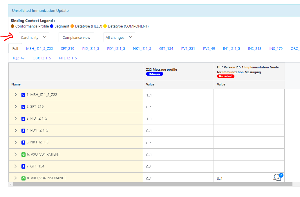Review how elements are highlighted · Issue #13 · usnistgov/hl7-diff-tool-frontend · GitHub