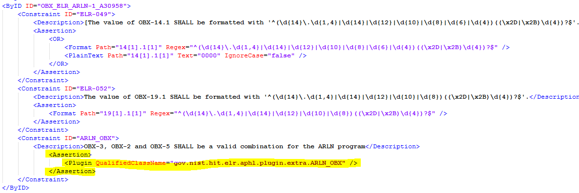 Assertion tag missing from XML for Plugin constraint (profile component) · Issue #38 · usnistgov ...