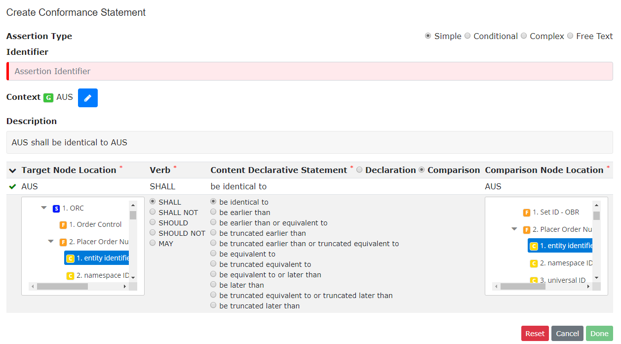 Context for conformance statements at message level is wrong · Issue #769 · usnistgov/hl7-igamt ...