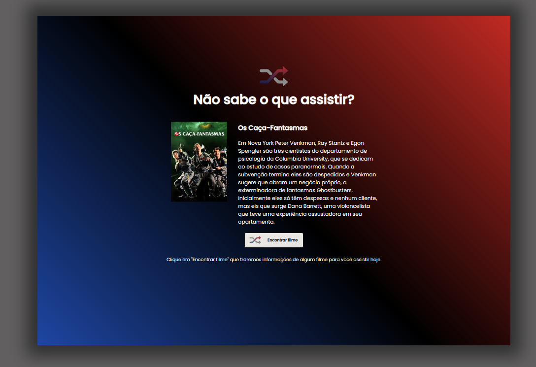 GitHub - CristianoFranca1976/RocketFlix: filmes escolha desafio rocketseat