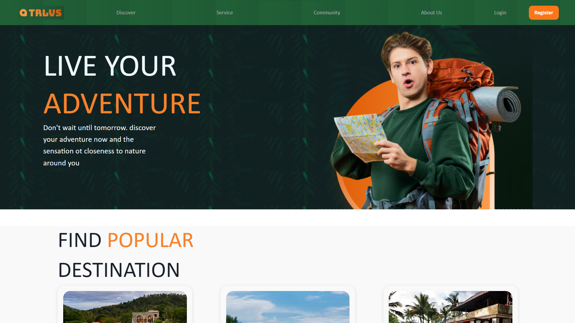 GitHub - arjundangi01/Travelious: Build a user specific travel website in 7 days with a team of ...