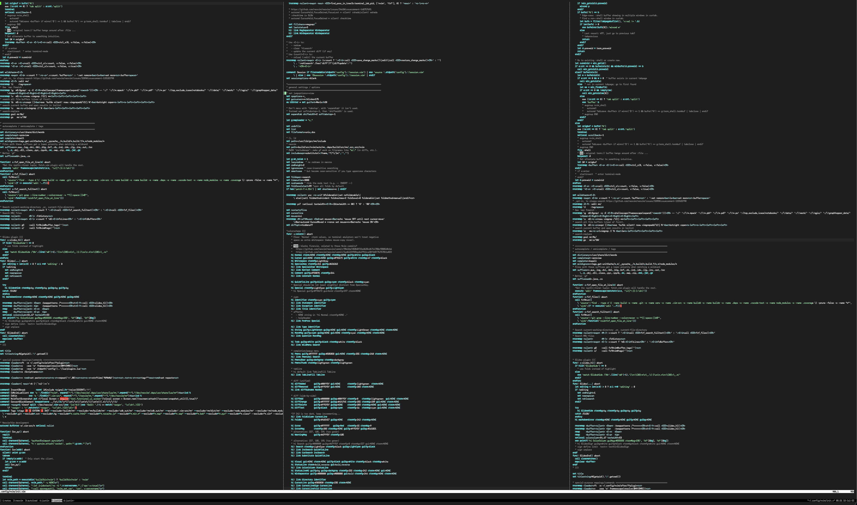 visible redraws and cursor flicker in tmux splits with set title ...