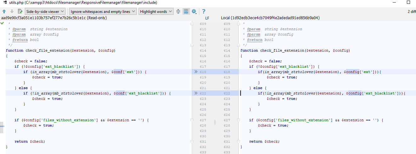 Trying to make pull request · Issue #532 · trippo/ResponsiveFilemanager · GitHub