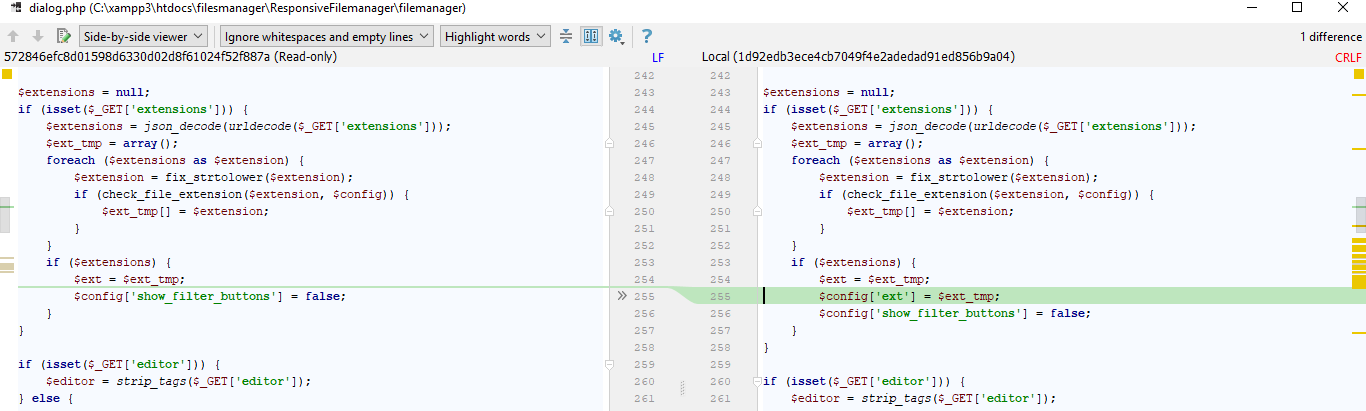 Trying to make pull request · Issue #532 · trippo/ResponsiveFilemanager · GitHub