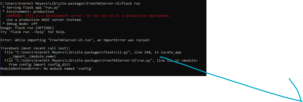 Modulenotfounderror No Module Named Config · Issue 601 · Freetakteam Freetakserver · Github