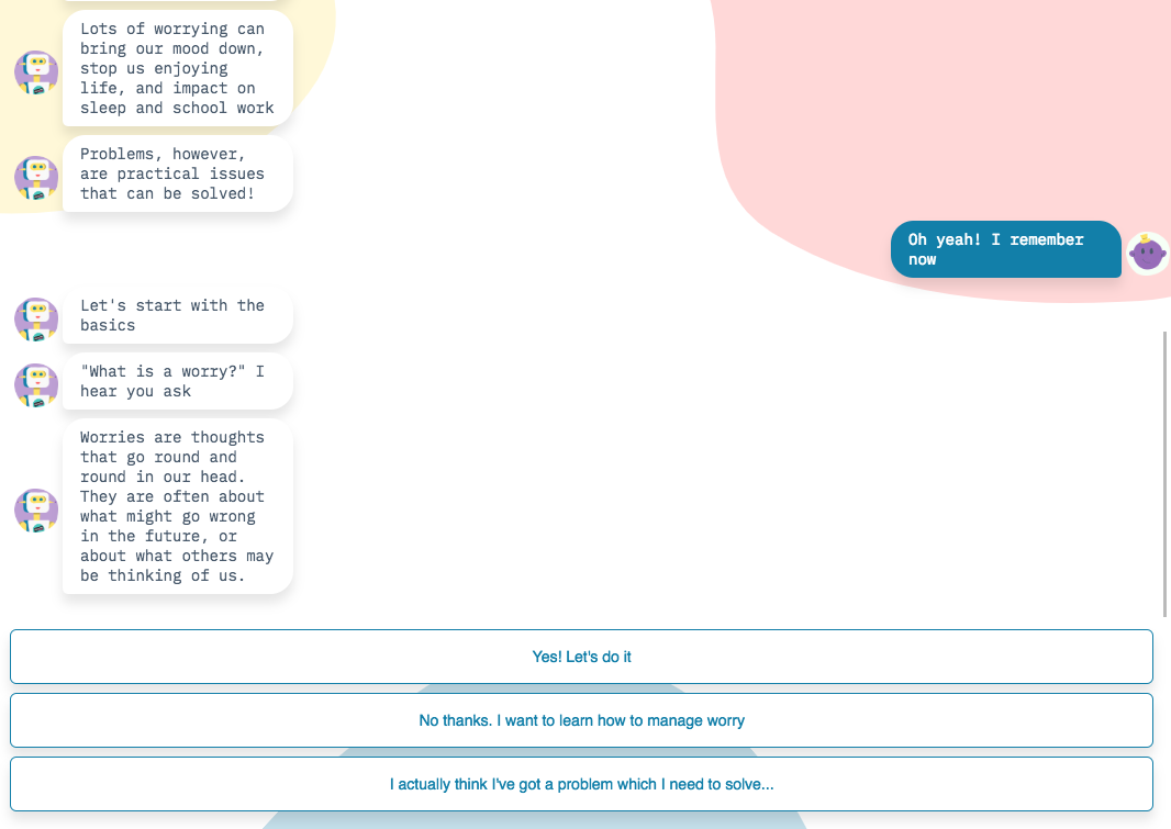 Incorrect bot response in worry/problem flow · Issue #182 · InFact-coop/discover · GitHub