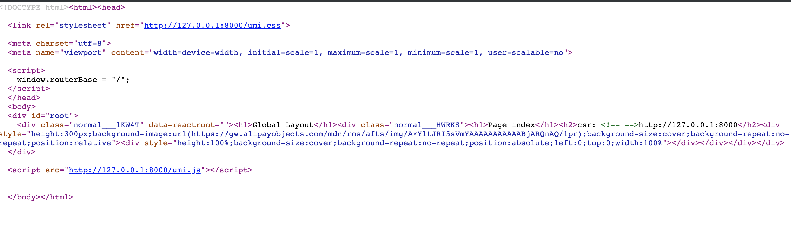 ssr demo 报错 · Issue #2586 · umijs/umi · GitHub