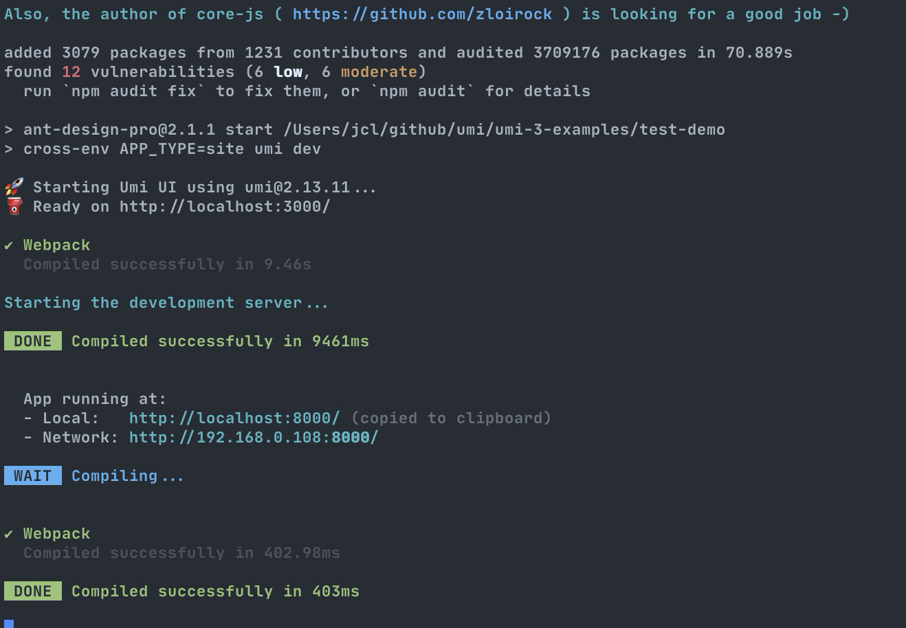 🐛 Bug 使用 3.0.17 版本 yarn start antd-pro 报如下错误（win 10） · Issue #4368 · umijs/umi · GitHub