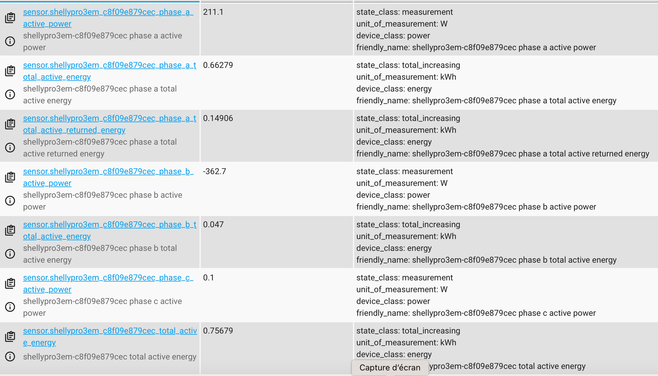 Shelly PRO 3EM : integration in Energy dashboard using the wrong entities ? · Issue #95050 ...