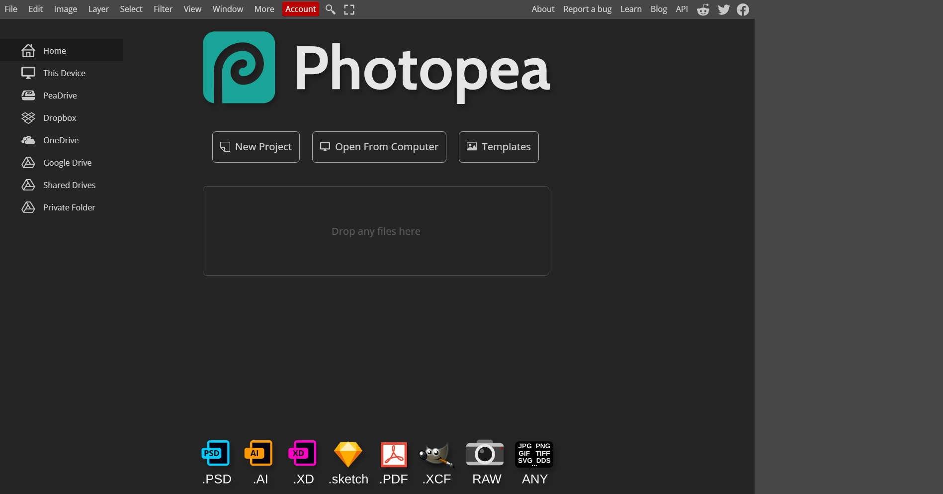 Bug · Issue 5727 · Photopea Photopea · Github