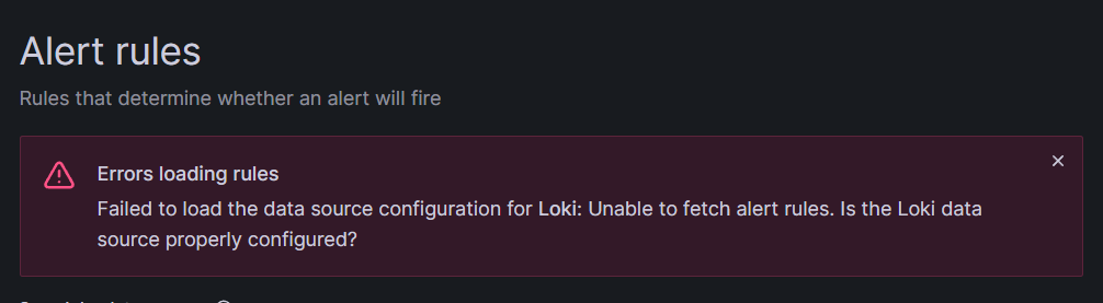 loki-loki-distributed-ruler.loki.svc.cluster.local could not be resolved (3: Host not found ...
