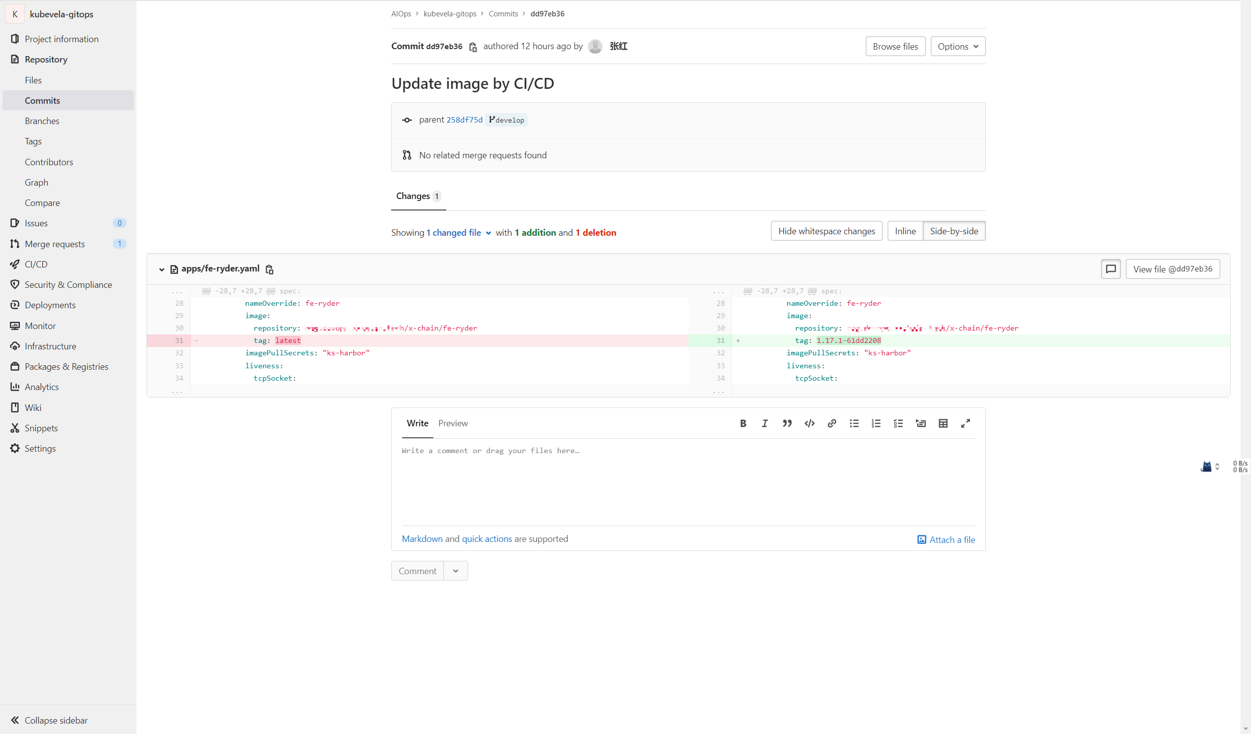 FluxCD+GitOps: won't create new application revision · Issue #5065 · kubevela/kubevela · GitHub
