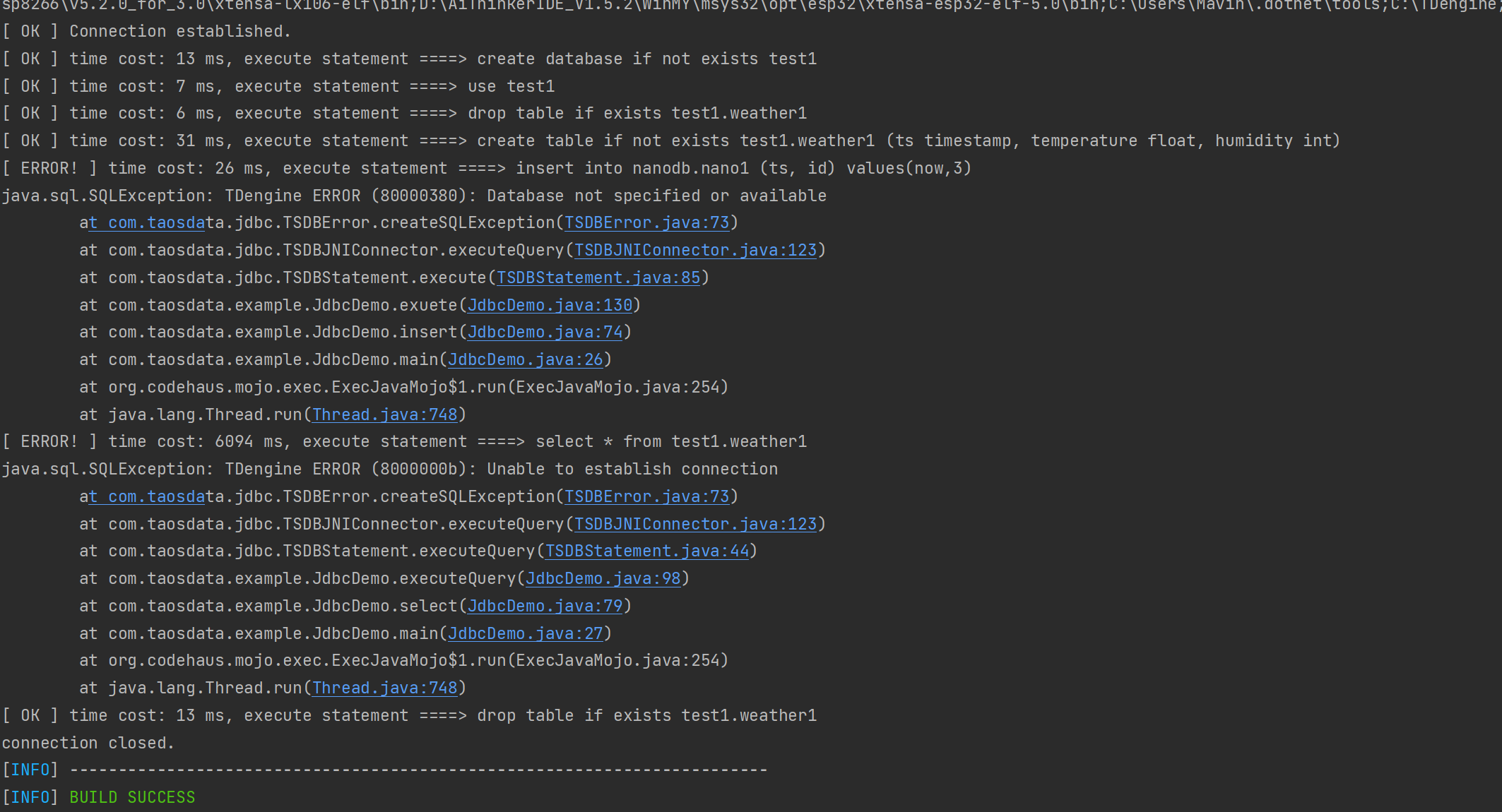 TDengine ERROR (8000000b): Unable to establish connection · Issue #6965 · taosdata/TDengine · GitHub