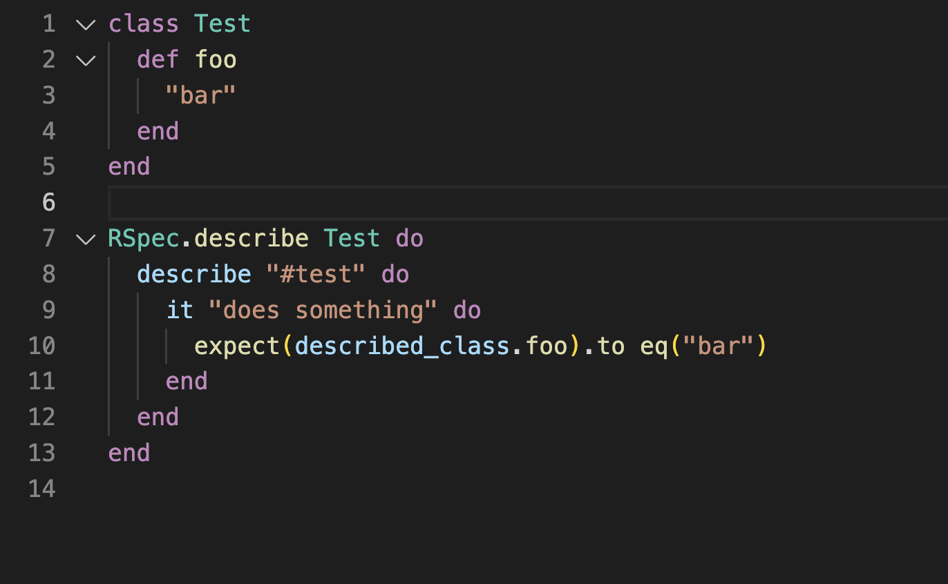 Folding Does Not Work In Rspec Files · Issue 1545 · Shopifyruby Lsp · Github 2314