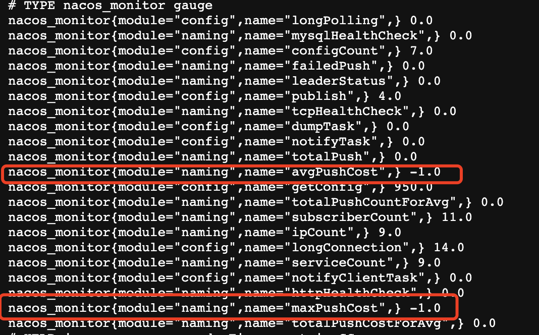 prometheus nacos_monitor data exception · Issue #9765 · alibaba/nacos · GitHub