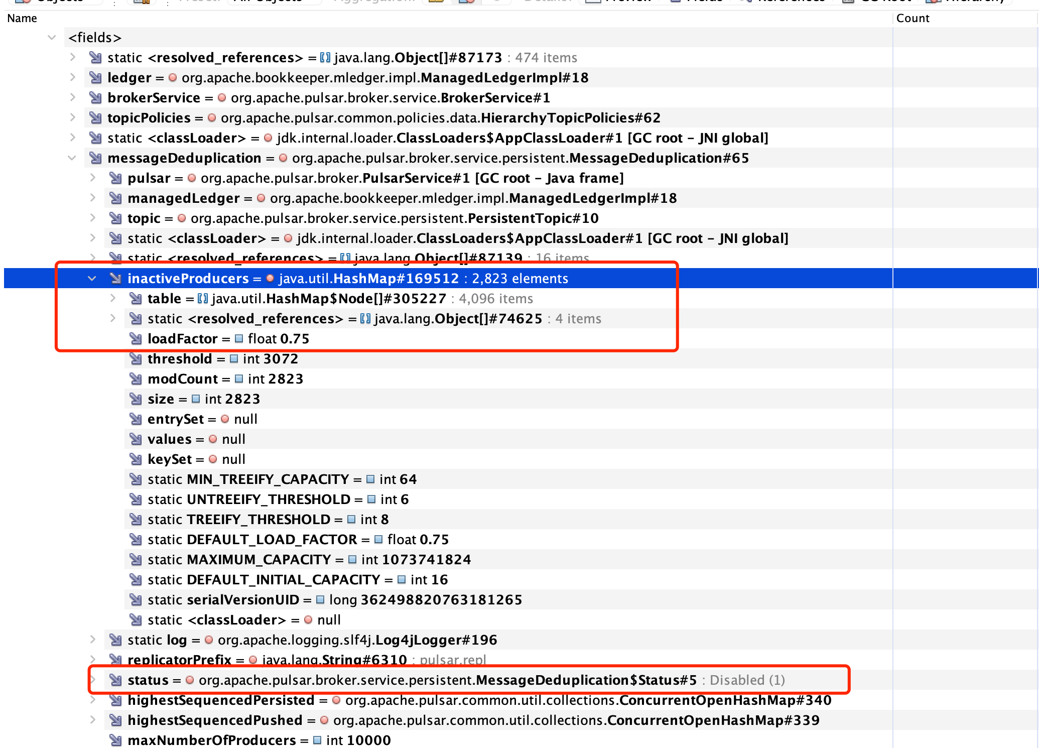 Bug Deduplication And Short Alive Producers Make Broker In High Gc Frequency State · Issue 