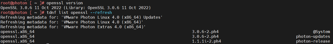 Resolve OpenSSL HIGH vulnerabilities in pre-3.0.7 · Issue #1369 · vmware/photon · GitHub