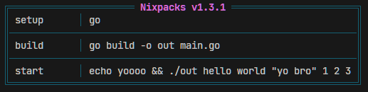 Golang Start Command · Issue #748 · railwayapp/nixpacks · GitHub