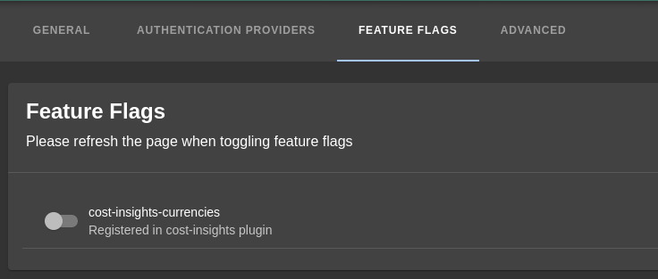 🐛 Bug Report It Is Unclear That Feature Flag Toggle Requires Refresh · Issue 15845 · Backstage