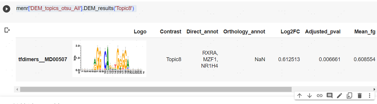 Few results for menr.pkl in the 10x multiome pbmc Tutorial · Issue #232 · aertslab/scenicplus ...