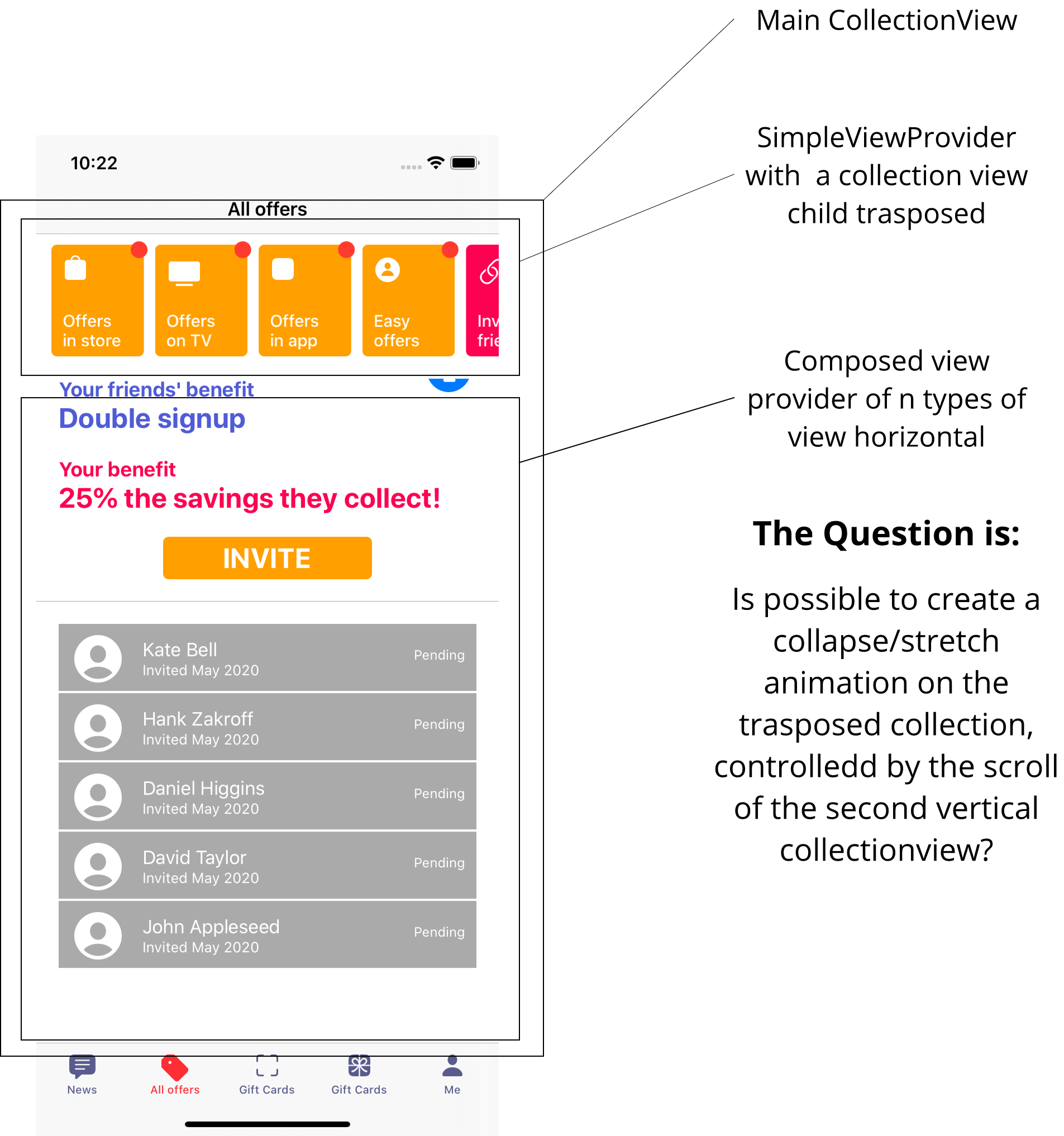 How to animate a Collection View from another Collection View? · Issue ...