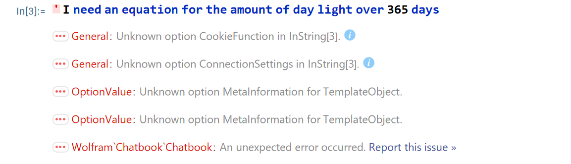 Trying to Evoke Chat GPT LLM · Issue #196 · WolframResearch/Chatbook · GitHub