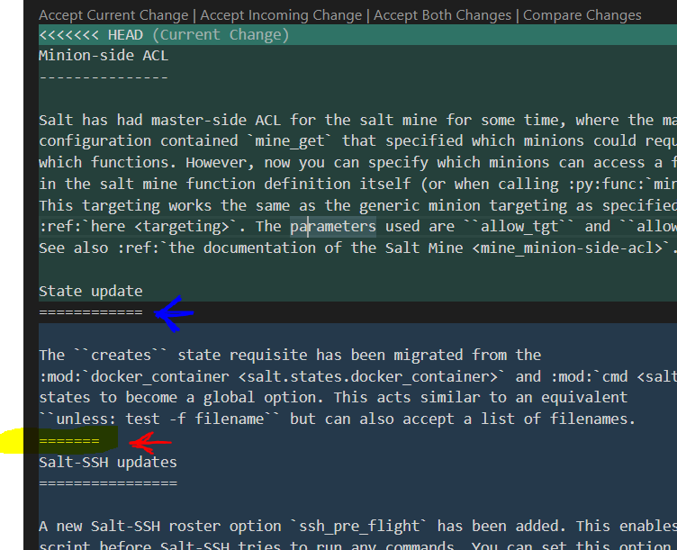 Git Merge Conflict Support Detects Wrong Break · Issue 95040 · Microsoftvscode · Github
