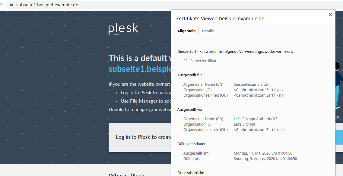 Webspace: Create SSL certificate | ZAP-Hosting Docs