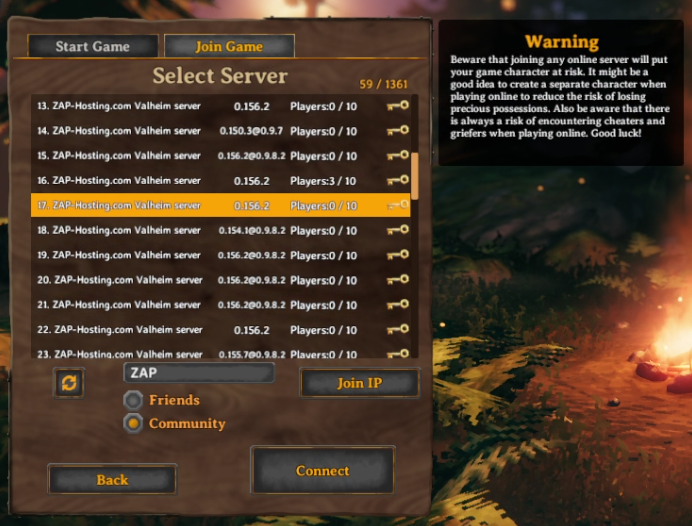 Valheim: Connecting to Valheim servers | ZAP-Hosting Docs