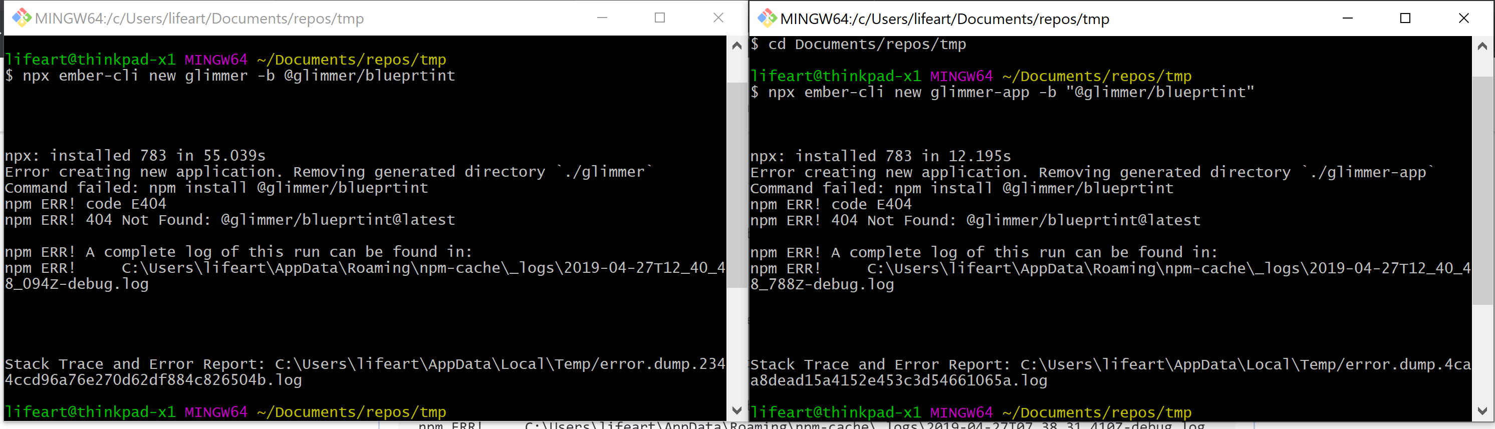 Failed When Used This Blueprint On Windows · Issue 88 · Ember Cliember Octane Blueprint · Github