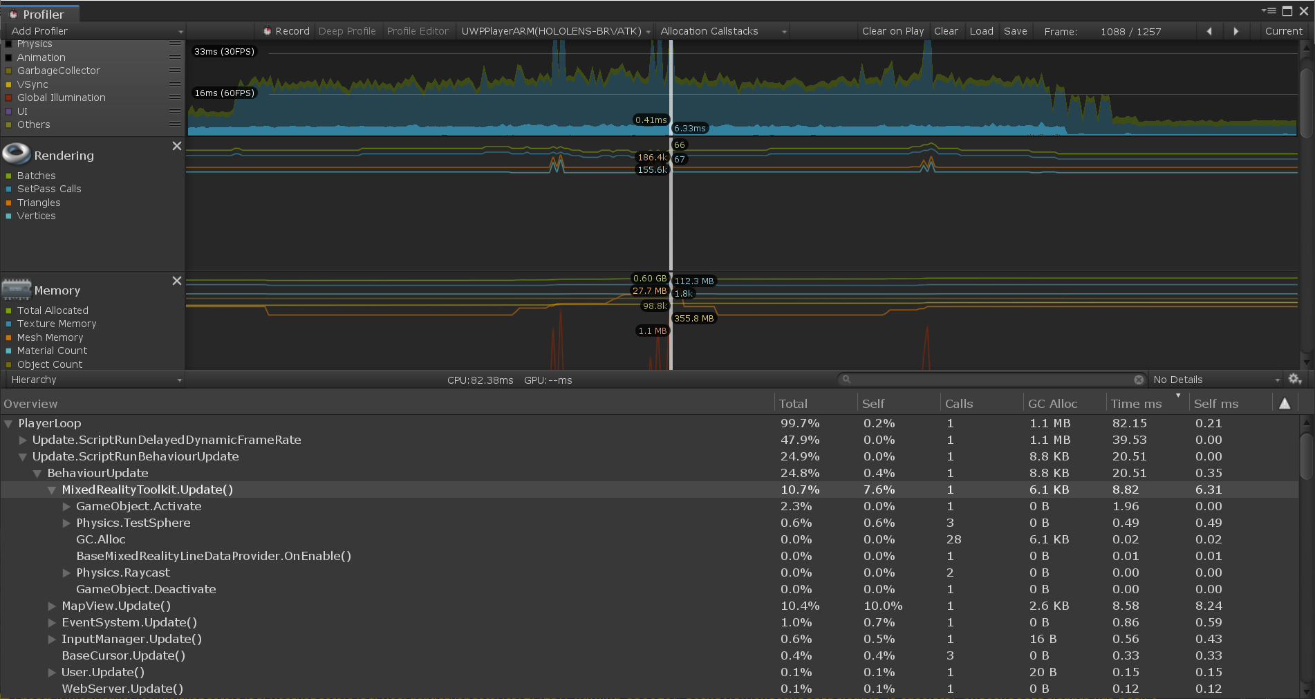 Adding Mrtk To Scene With Colliders Reduces Framerate Even When Input System Not Used · Issue