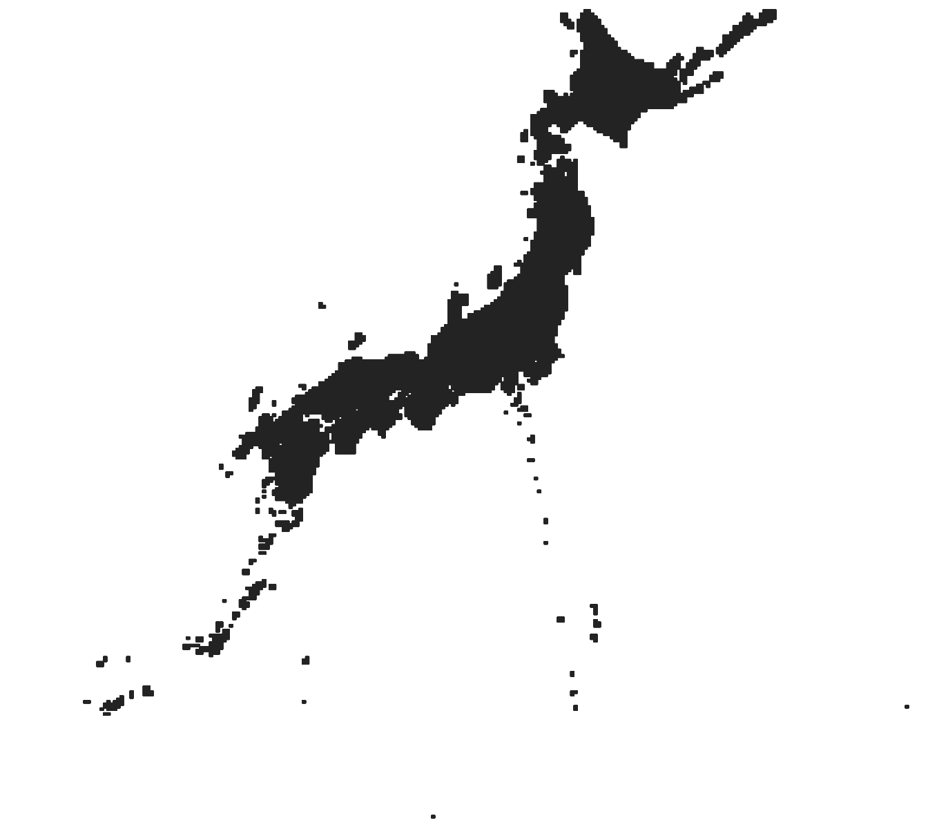 GitHub - hiskoh/japan-mesh