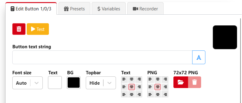 [BUG] [MINOR] [area/gui] Required resolution for PNG under Button Feedback doesn't update to ...