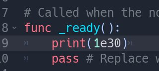 GDScript editor doesn't highlight literals that use exponent suffix · Issue #21435 · godotengine ...