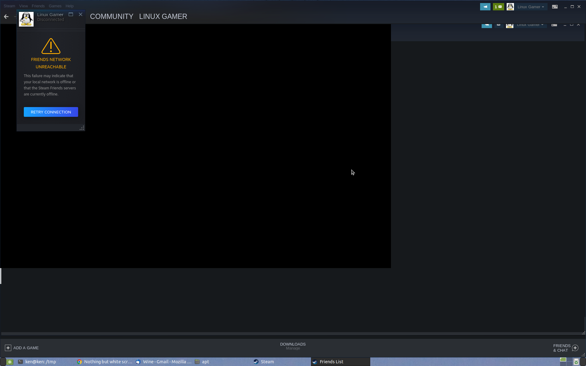 Nothing but white screen · Issue #9851 · ValveSoftware/steam-for-linux ...