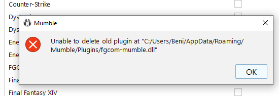 Plugin Framework / Updater: possible regression · Issue #4946 · mumble ...