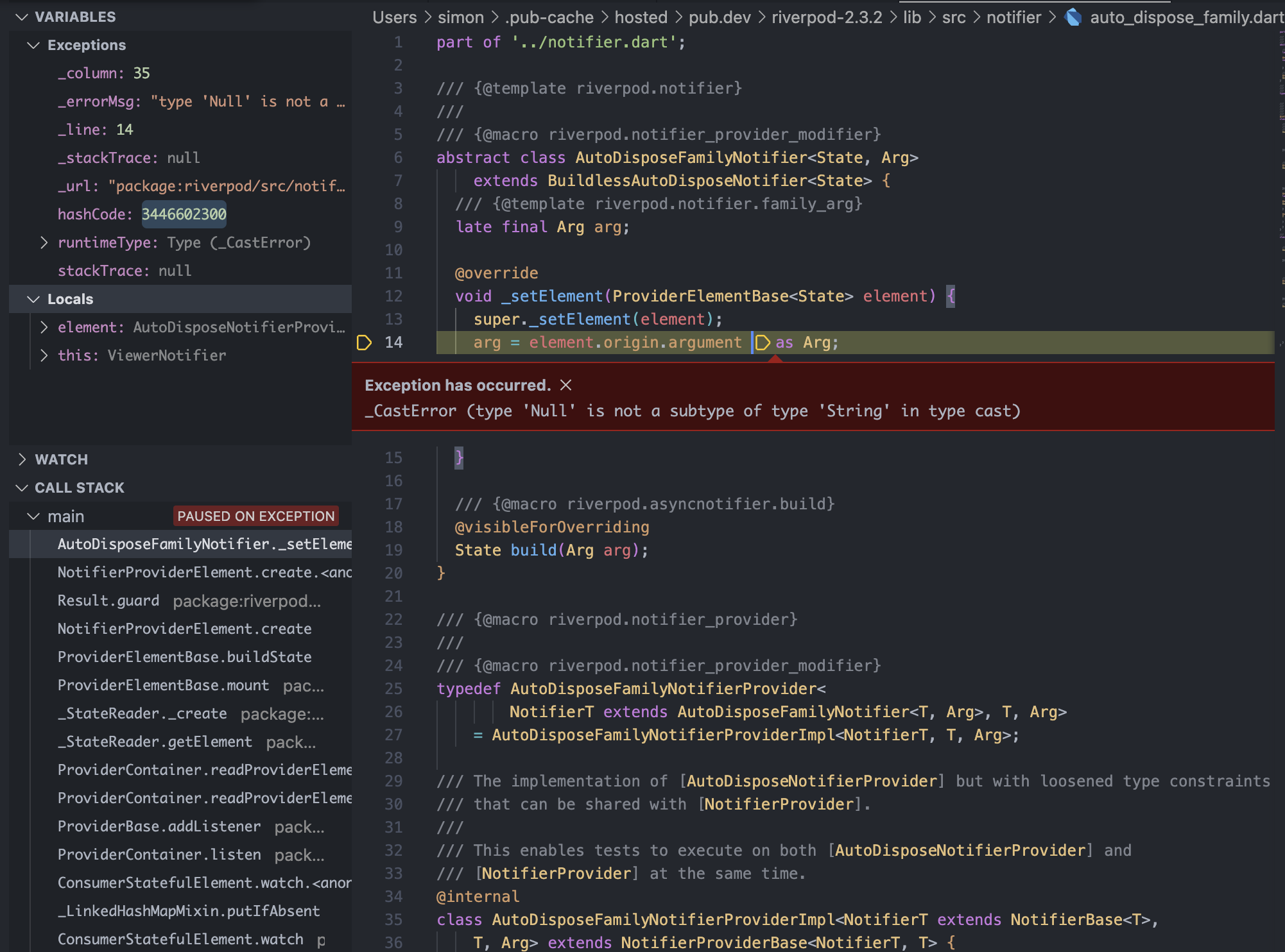 Incorrect code generated for AutoDisposeFamilyNotifier · Issue #2461 · rrousselGit/riverpod · GitHub