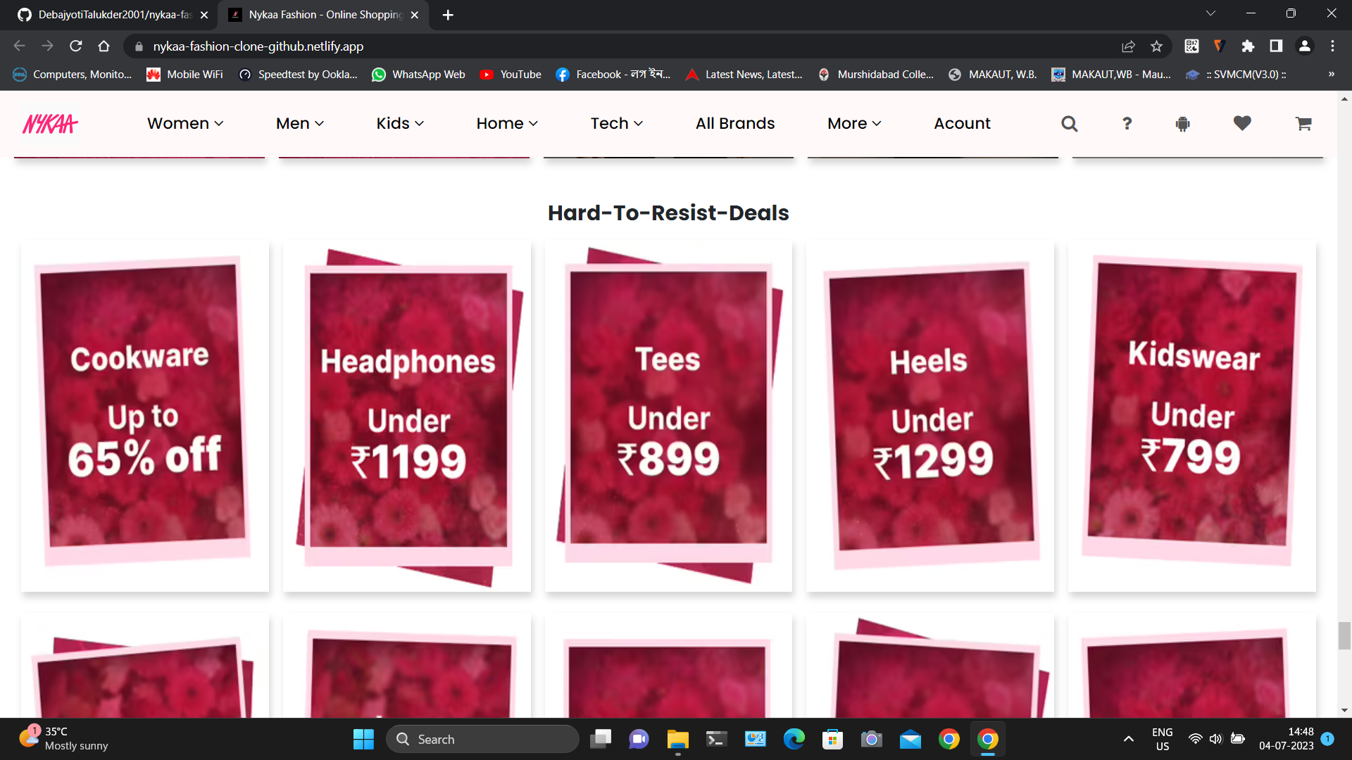 GitHub - DebajyotiTalukder2001/nykaa-fashion-clone.github.io: This is a Clone Website of Nykaa ...