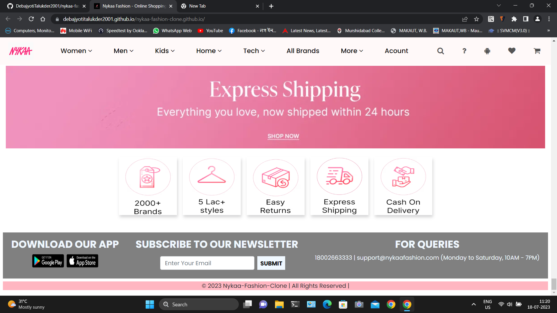GitHub - DebajyotiTalukder2001/nykaa-fashion-clone.github.io: This is a Clone Website of Nykaa ...