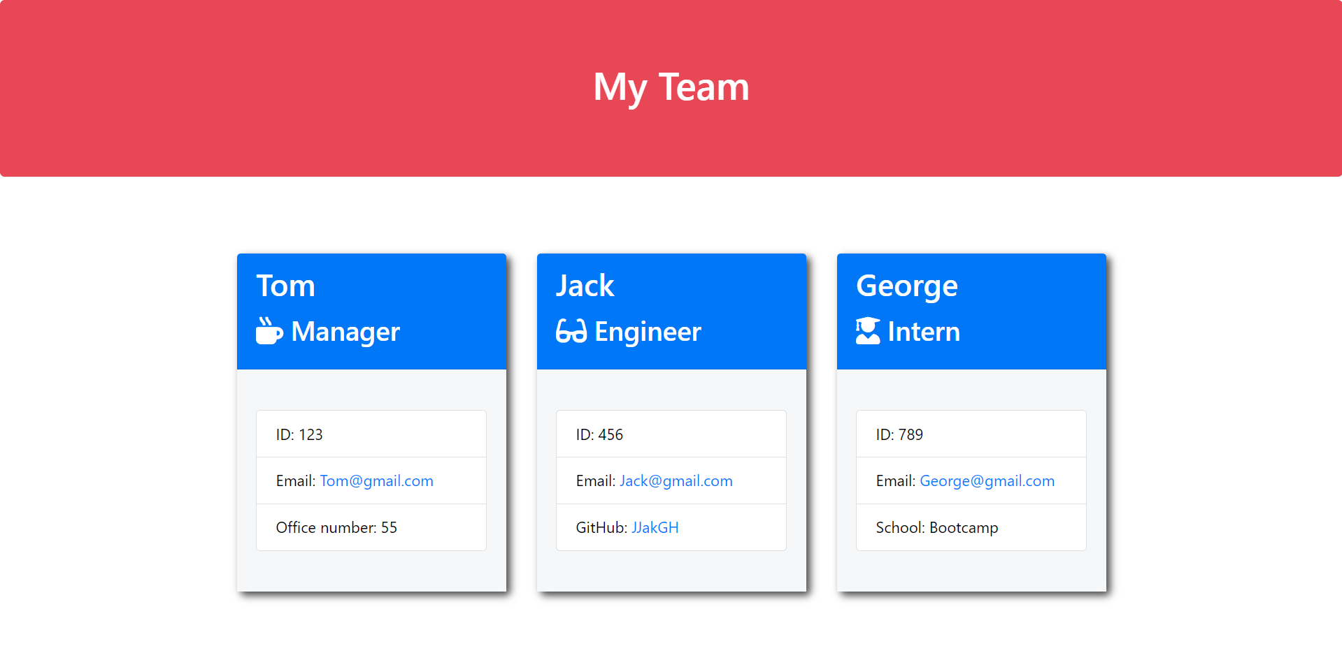 GitHub - AshivaA/team-profile-generator