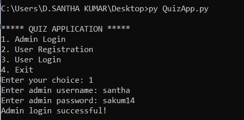 GitHub - santha19/CRUD_QuizApp: PYTHON PROJECTS - CRUD create a Quiz Application using Core ...